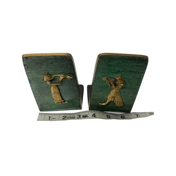Dayagi | Accents | Vintage Brass Bookends Dayagi Made In Israel Bronze ...